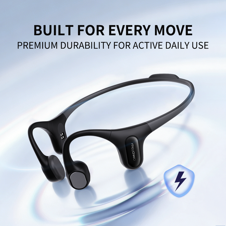 Run Plus Open-Ear Bone Conduction Headphones - IP68 Waterproof for Golf ...